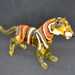 Glass Tabletop Tiger - Handcrafted Glass Tiger - Collectible Tiger ...