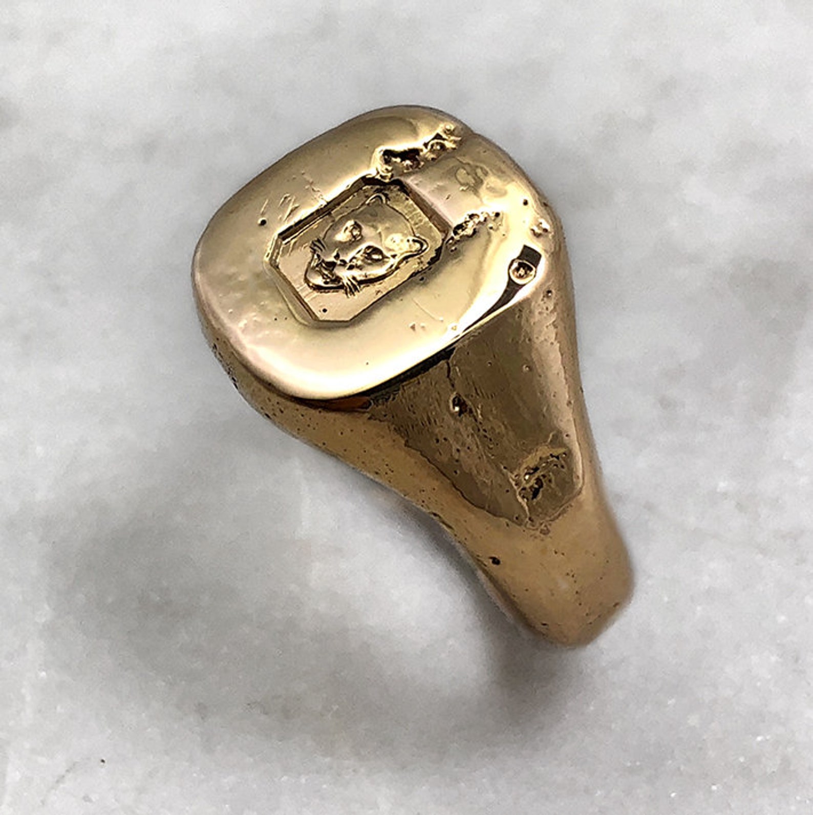 Hallmark Ring London Hallmark Gold Hallmark Ring - Etsy