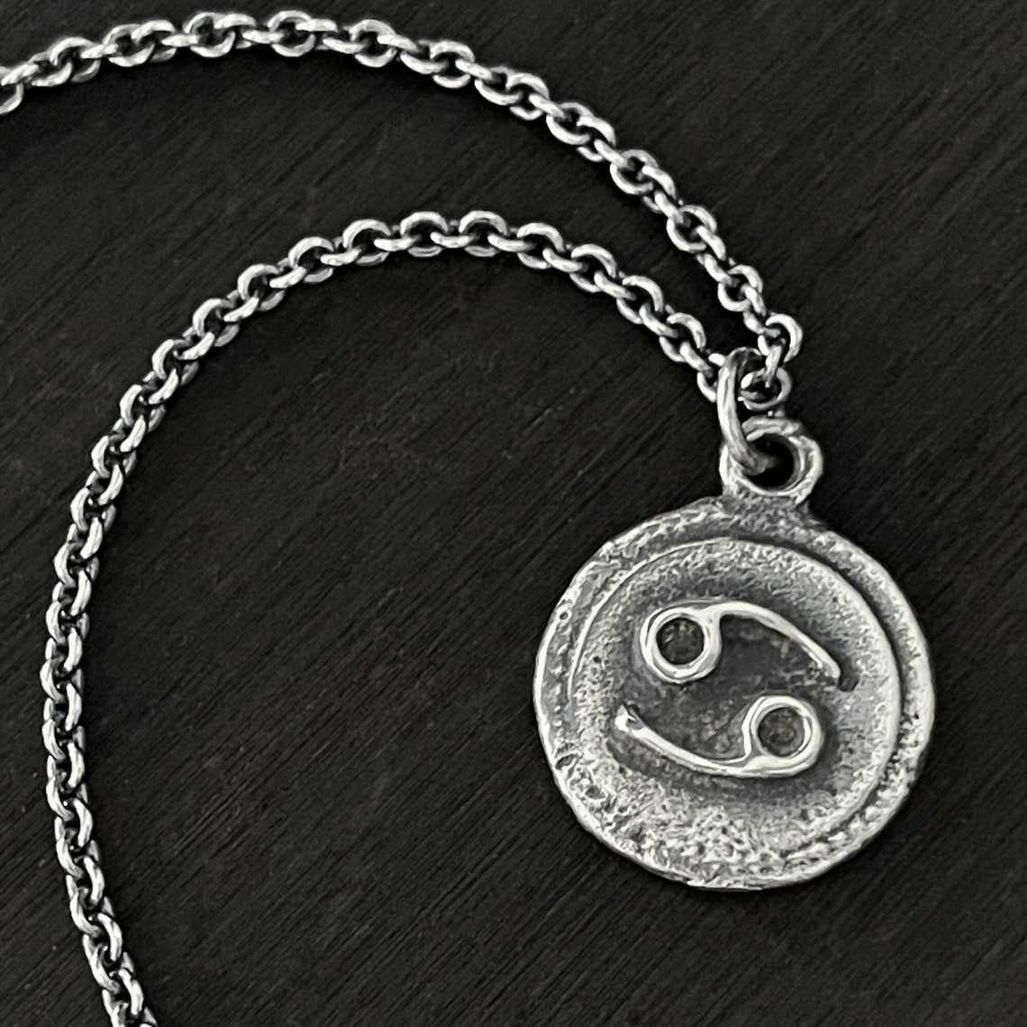 Cancer Pendant, Zodiac Cancer Pendant, Cancer Necklace, - Etsy