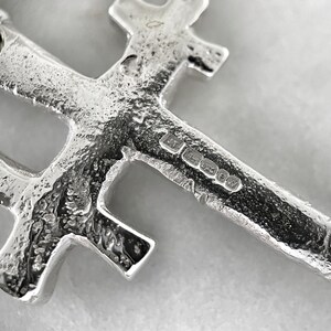 Medieval Cross, Silver Cross Pendant, Heraldic Cross,silver Cross ...