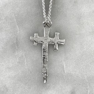 Medieval Cross, Silver Cross Pendant, Heraldic Cross,silver Cross ...