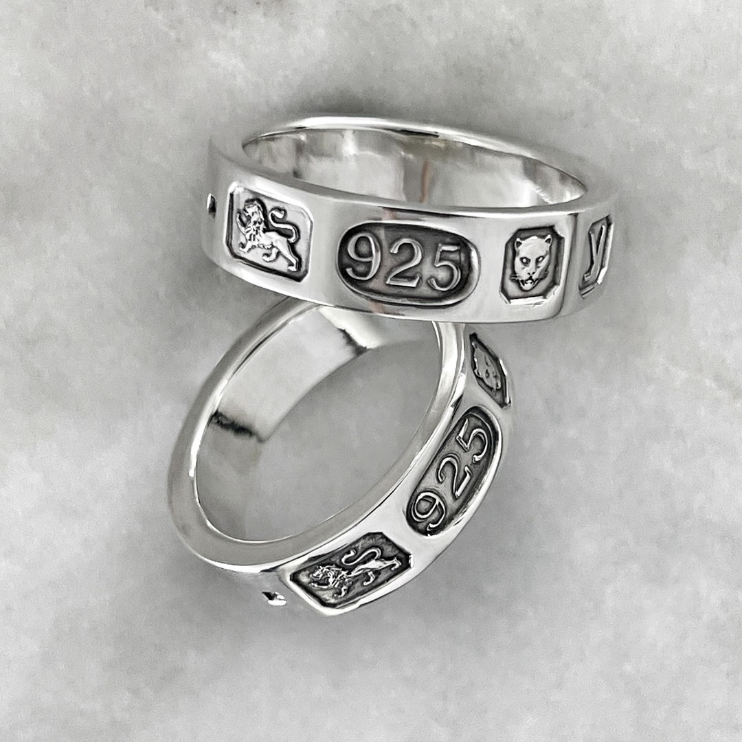 Hallmark Ring London Hallmark Silver Leopard Ring - Etsy