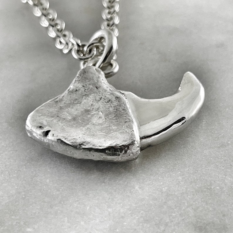 Sterling Silver Lion Claw Pendant Necklace, Macabre Jewelry - Etsy