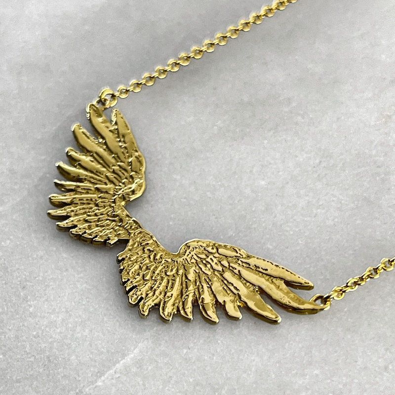Angel Wing Necklace - Etsy