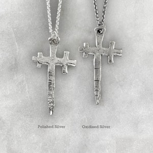 Medieval Cross, Silver Cross Pendant, Heraldic Cross,silver Cross ...