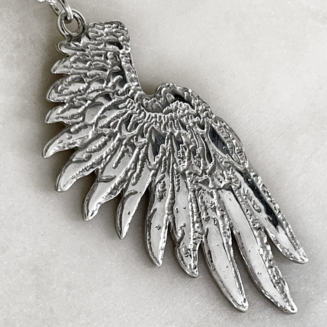 Personalised Wing, Silver Wing, Wing Remembrance, Flying Love, Icarus ...