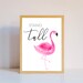 Stand Tall Pink Flamingo Printable - Etsy