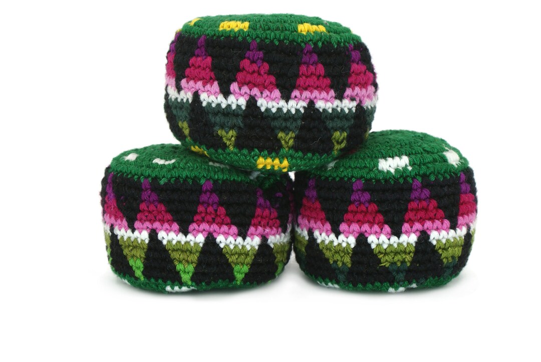 Set of 3, Soft Juggling Ball, Stress Ball, Fabric Ball, Footbag ...