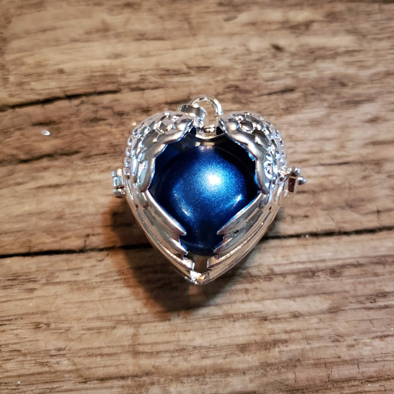 Angel Caller Pendant Angel Wings Open Locket - Etsy