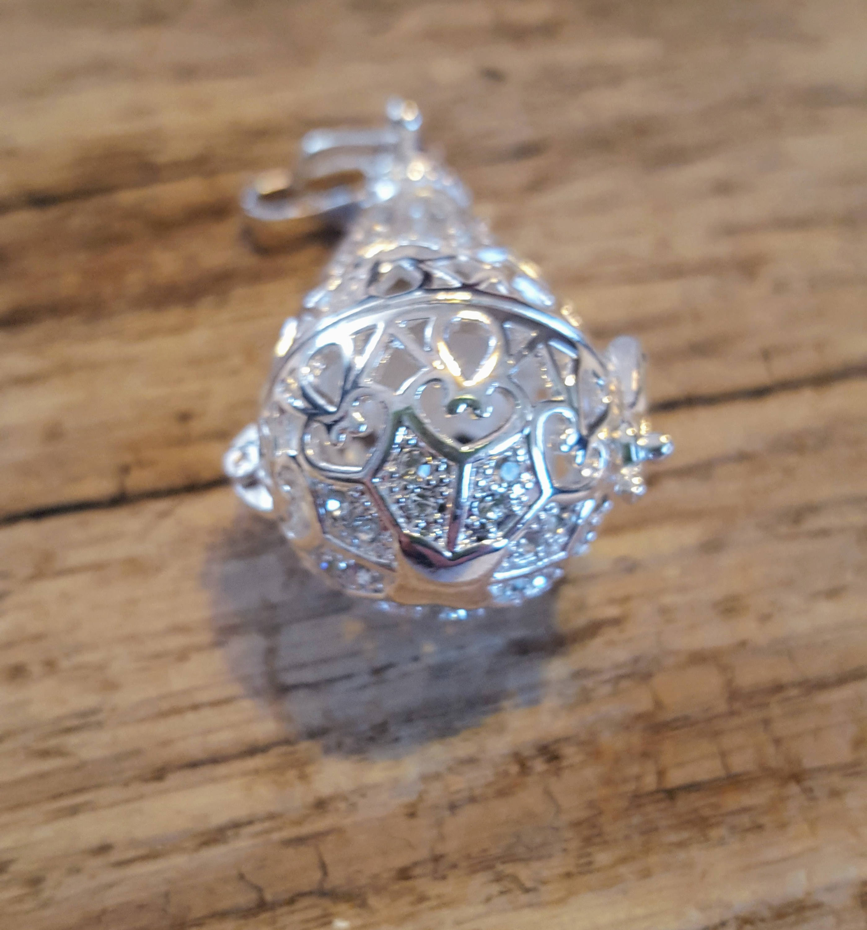 Angel Caller Pendant Teardrop W/rhinestones | Etsy