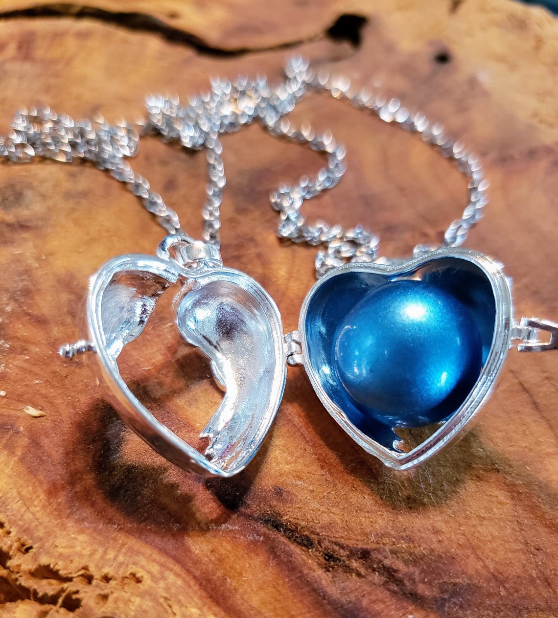 Angel Caller Pendant Angel Wings Open Locket - Etsy