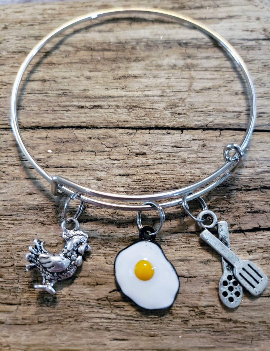 The Chicken Farmers Wife Charm Bracelet - Etsy