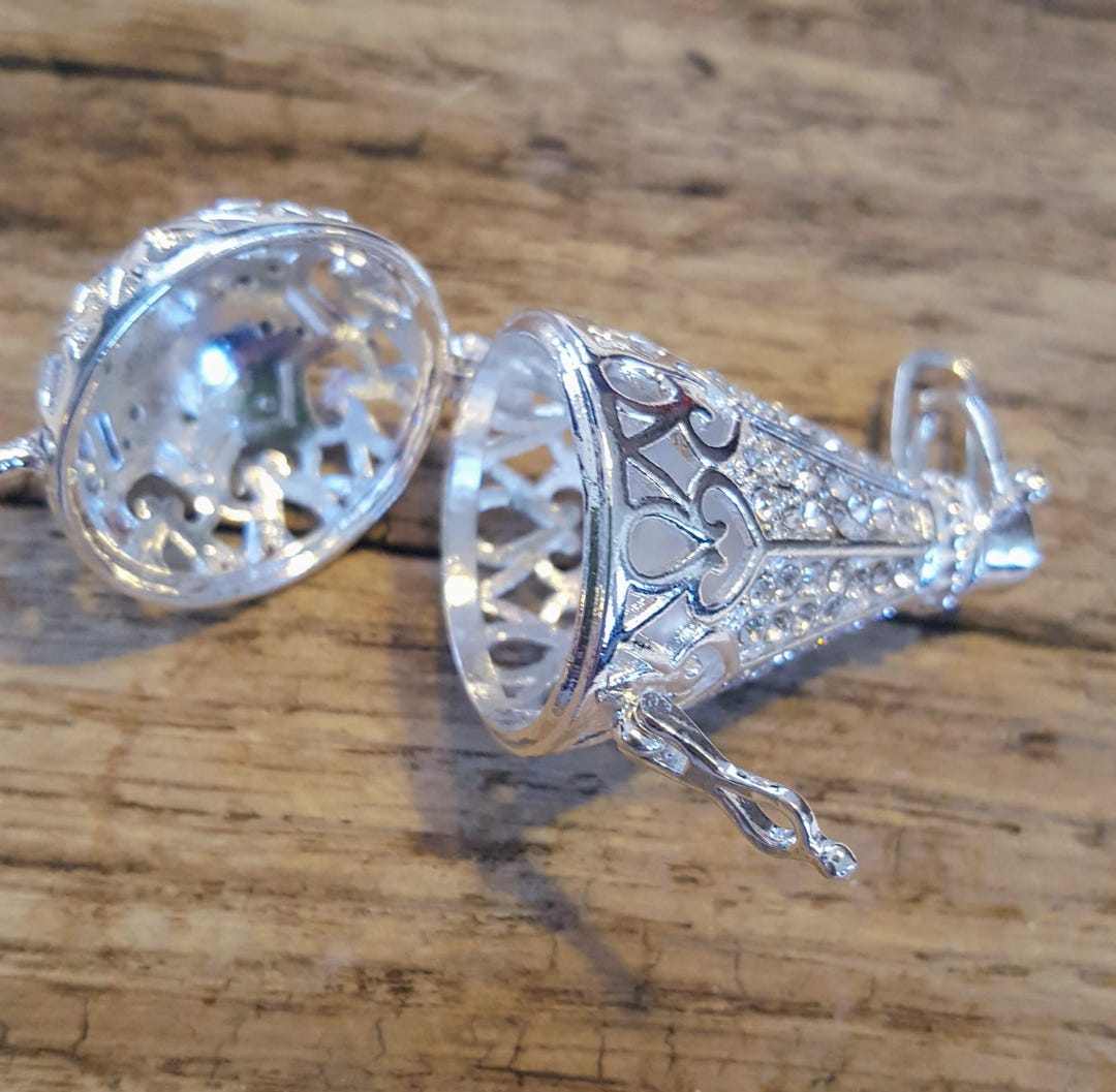 Angel Caller Pendant Teardrop W/rhinestones - Etsy