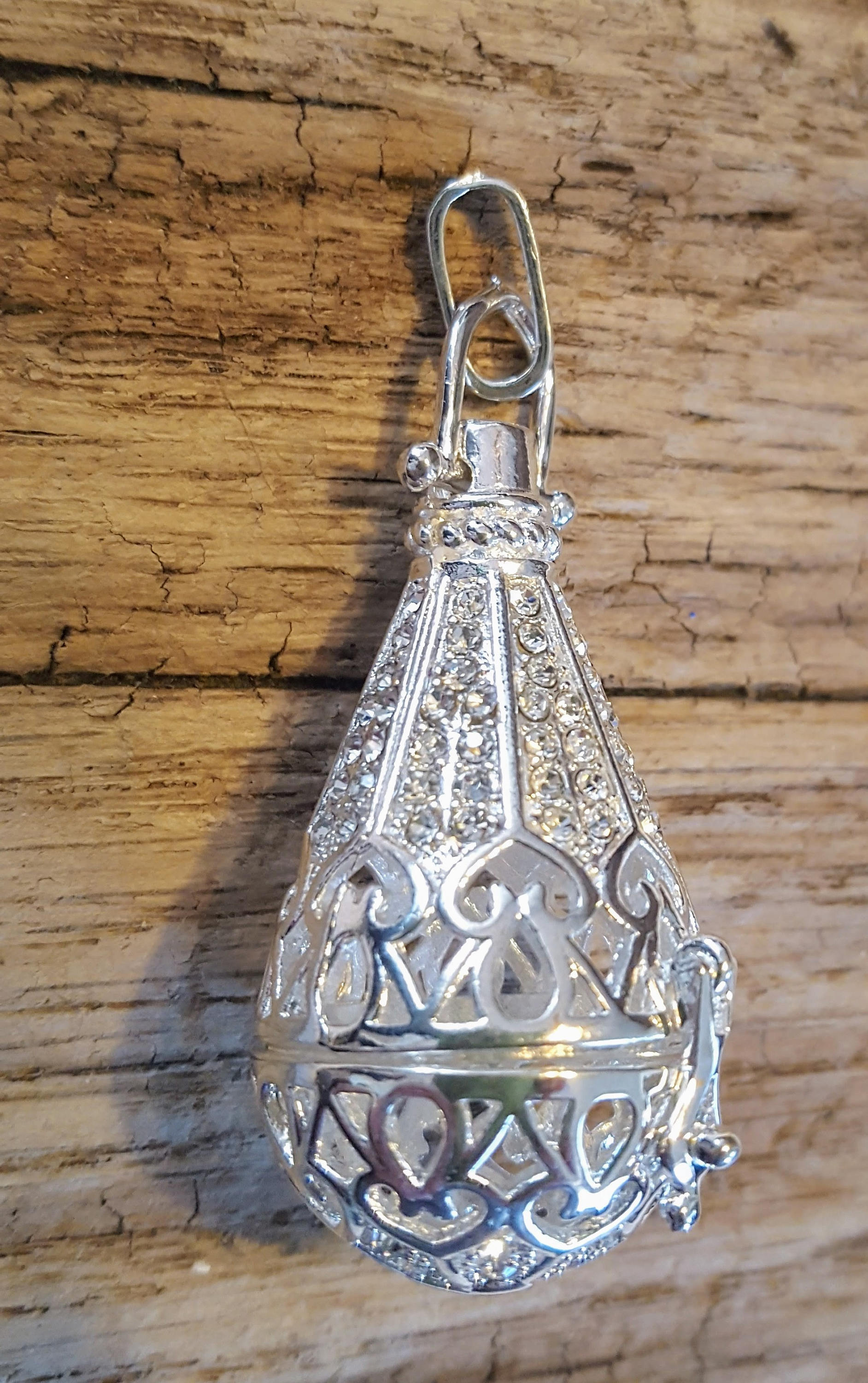 Angel Caller Pendant Teardrop W/rhinestones - Etsy