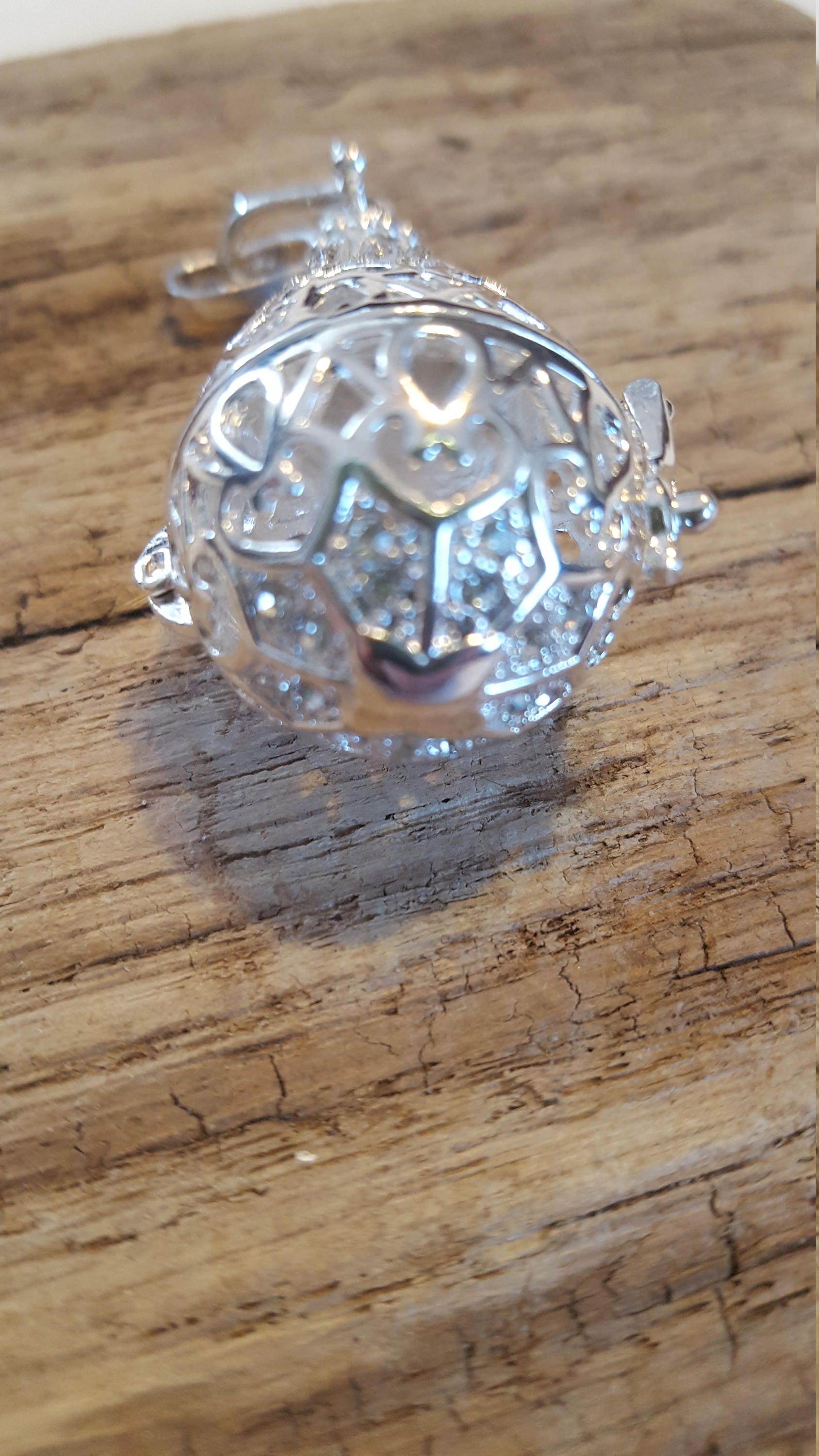 Angel Caller Pendant Teardrop W/rhinestones | Etsy