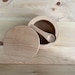 Wooden Salt Box, Beech Wood Salt Box, Salt Box With Pivoting Lid ...