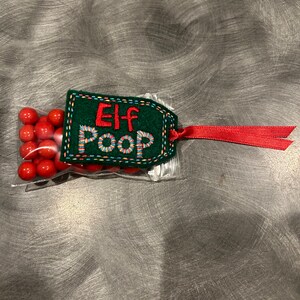 Elf Poop Tags! Humerous Christmas Stocking Stuffer or Party Favor! Add ...