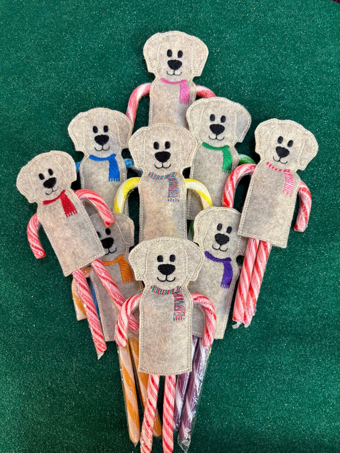NEW for 2025! Adorable Puppy Candy Cane Holders! Perfect as a Classroom ...