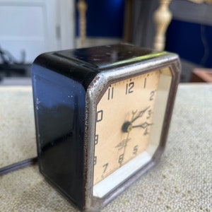 Rare Vintage Lux Electric Table Clock - Works Perfectly - SERVICED - Etsy