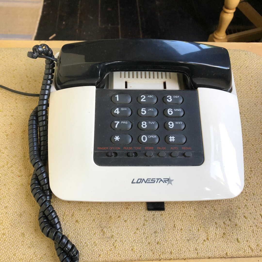 Vintage 1990s Touch Tone Telephone Lonestar Excellent - Etsy