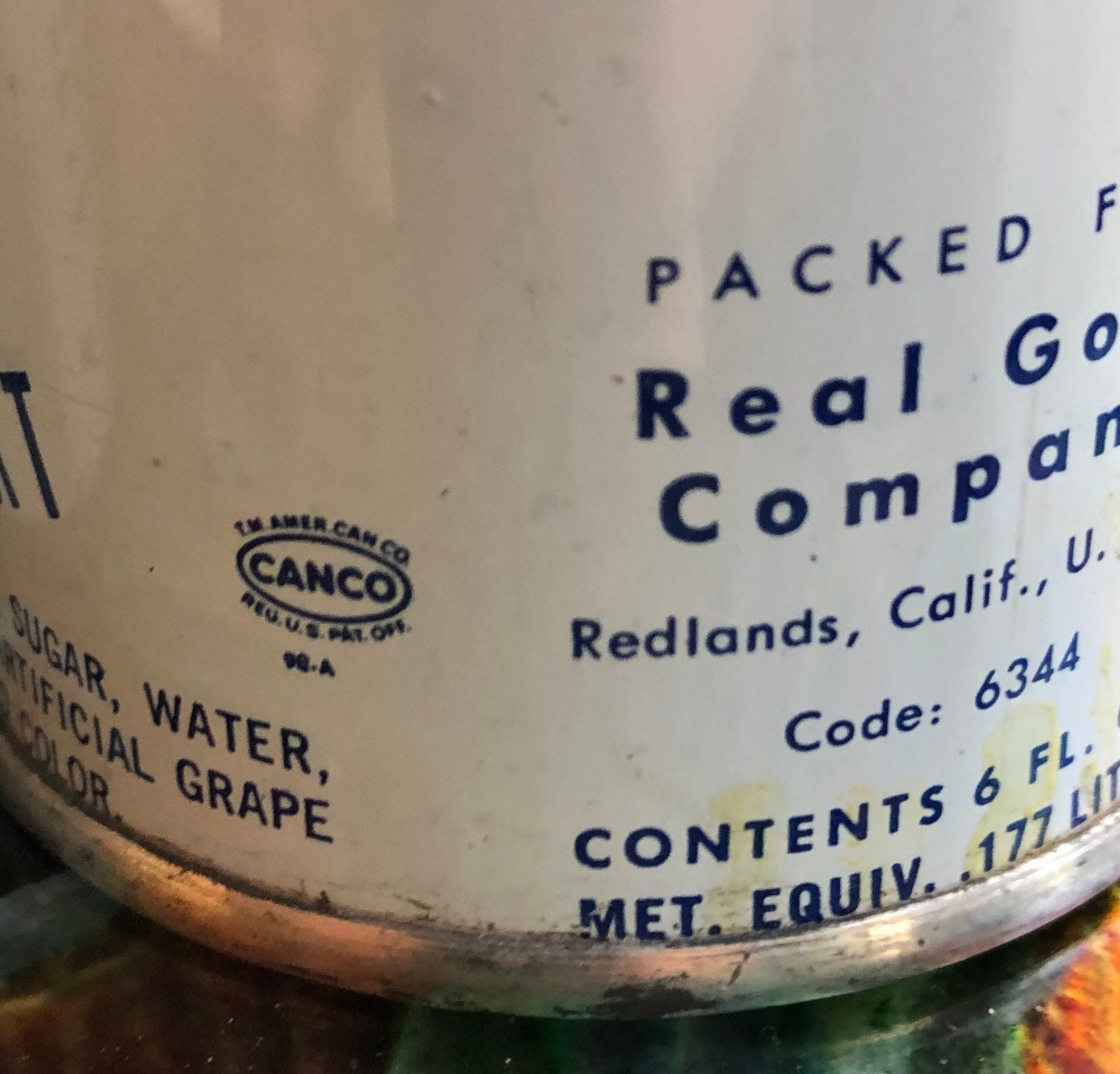 Rare Vintage Juice Concentrate Cans Real Gold Canco | Etsy