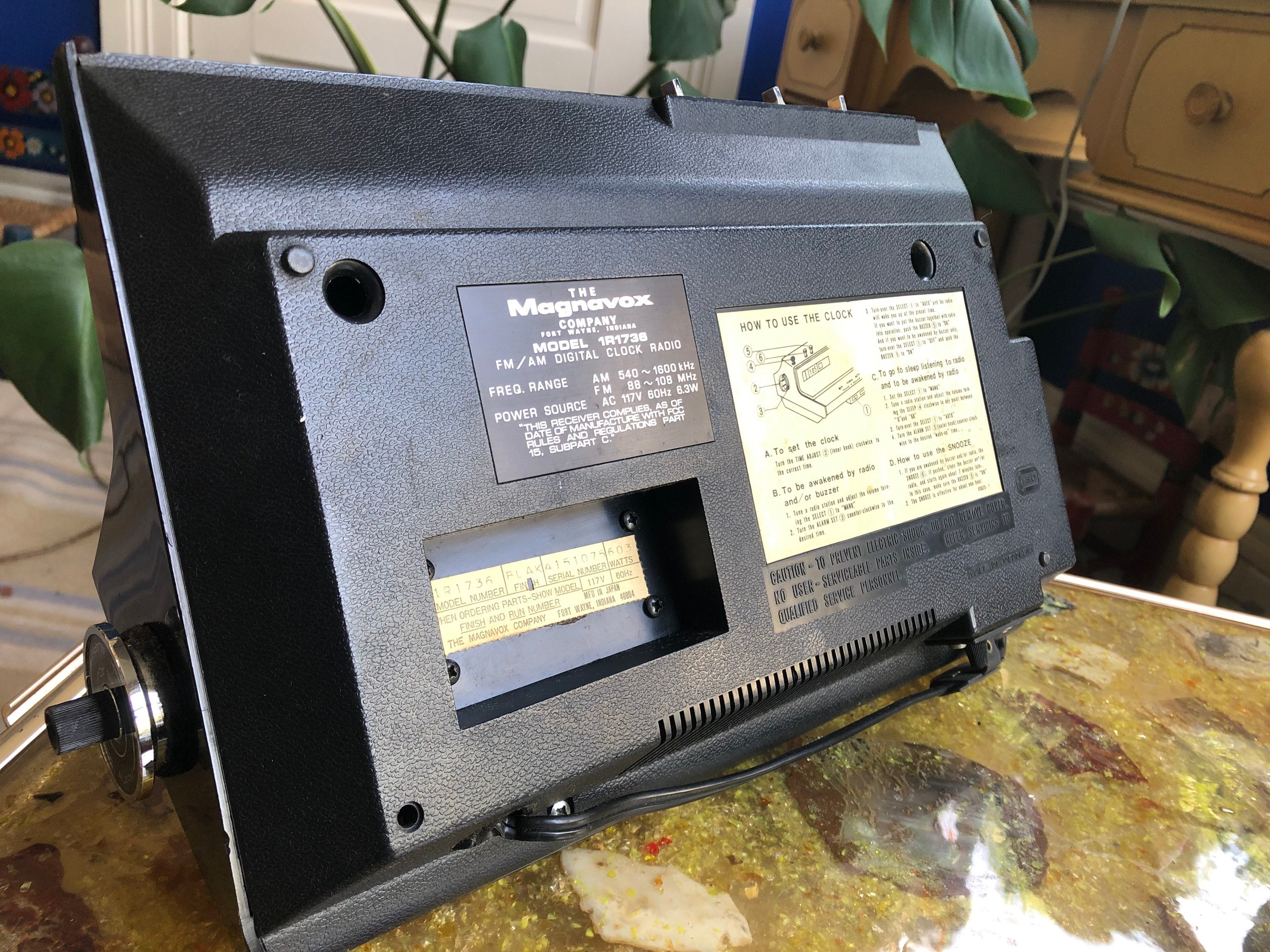 Rare Vintage Magnavox Flip Clock Everything Works Perfectly - Etsy
