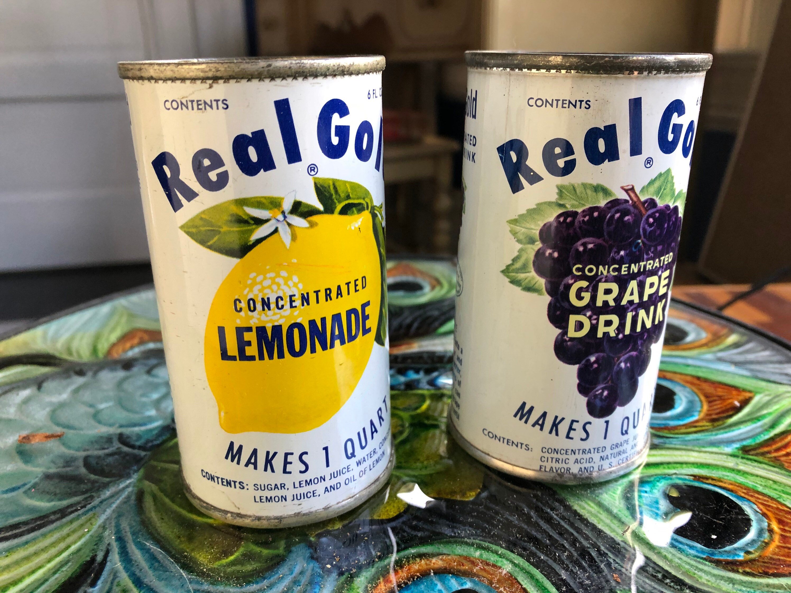 Rare Vintage Juice Concentrate Cans Real Gold Canco | Etsy