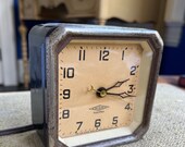 Rare Vintage Lux Electric Table Clock Works Perfectly - Etsy