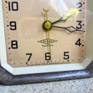 Rare Vintage Lux Electric Table Clock - Works Perfectly - SERVICED - Etsy