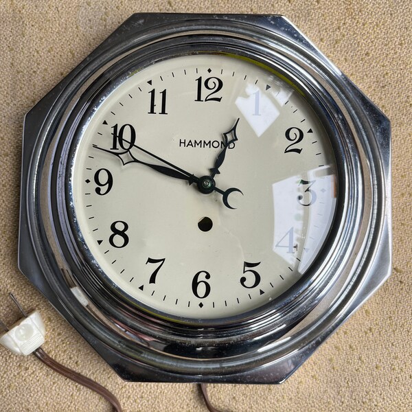 Hammond Clock - Etsy