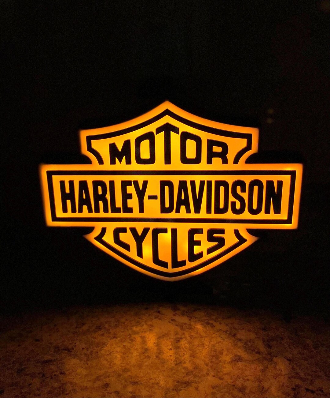 Harley-davidson LED Lighted Sign – Color-changing With Remote - Etsy ...