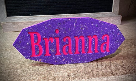 LARGE Decagon Dog Crate Kennel Name Plate Pet Tag Doghouse | Etsy