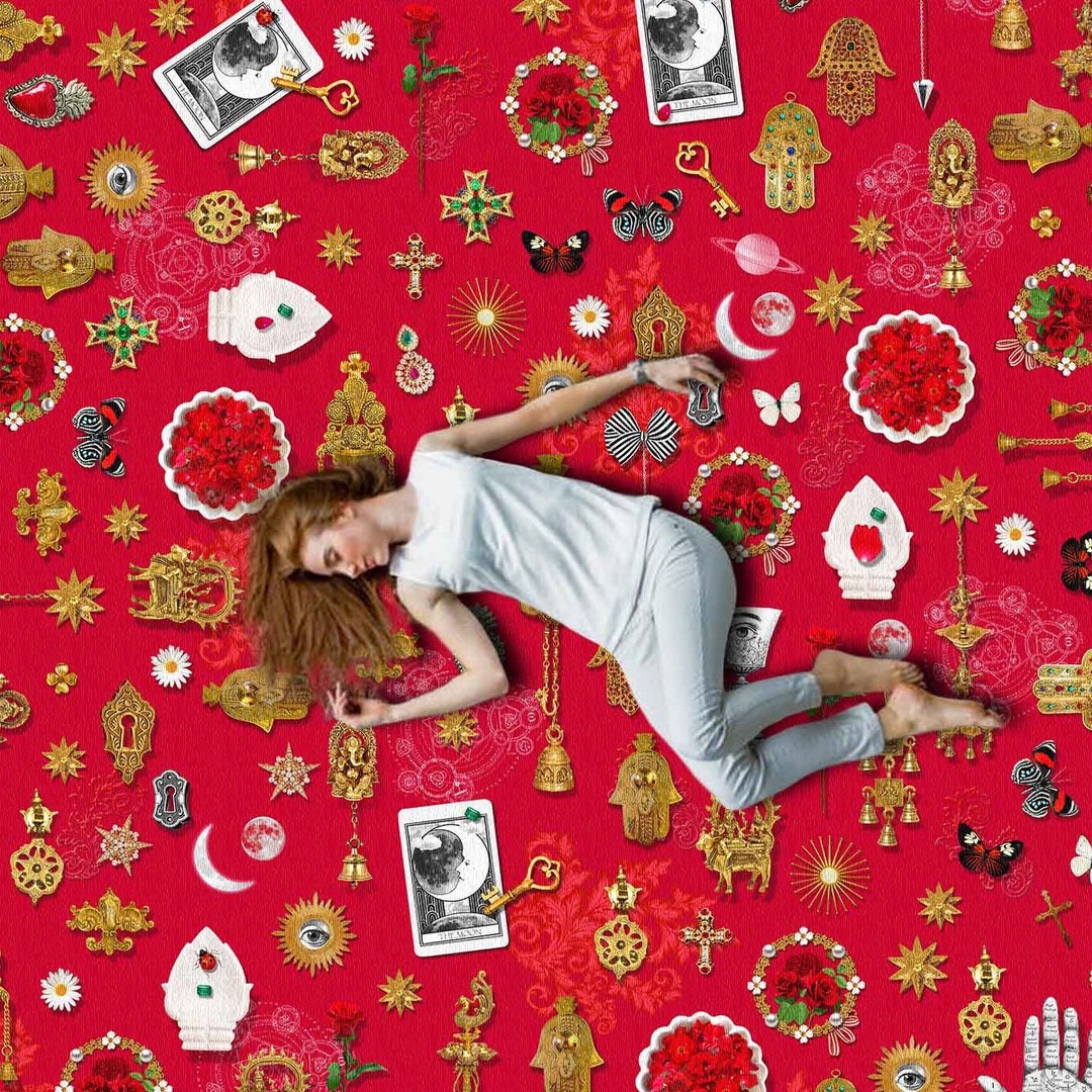 Moroccan Style Red Floor Rug - Etsy