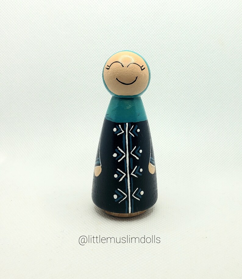 Muslim Peg Doll Abaya Hijab Niqab Arabic Eid Ramadan Muslimah Islam ...