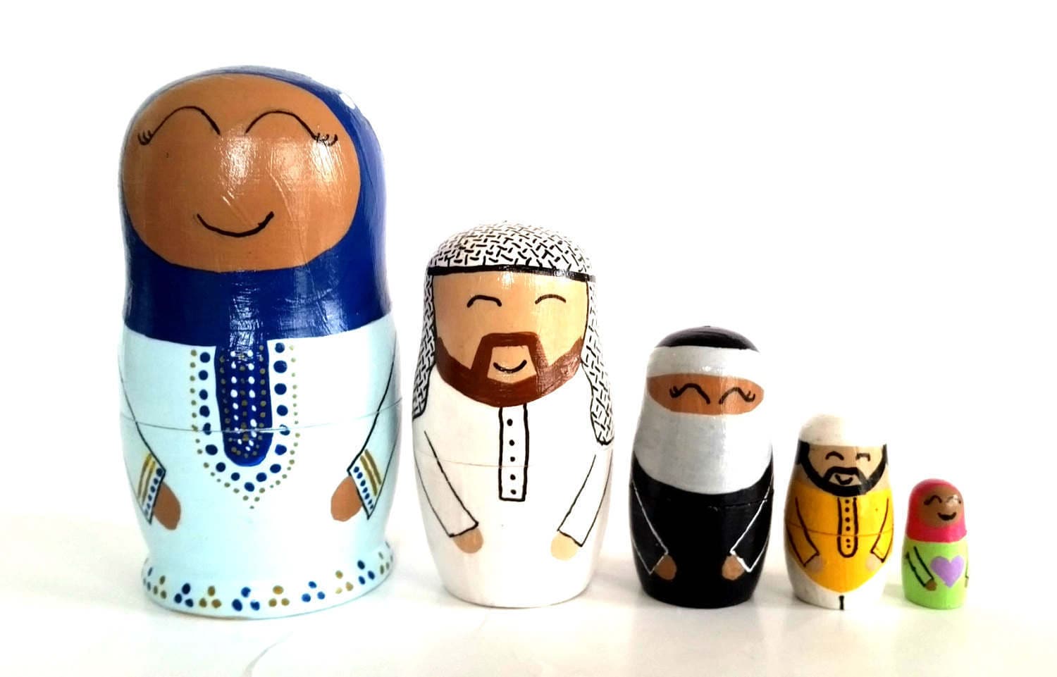 Nesting Dolls/muslim Nesting Dolls/arabic Islamic Nesting - Etsy