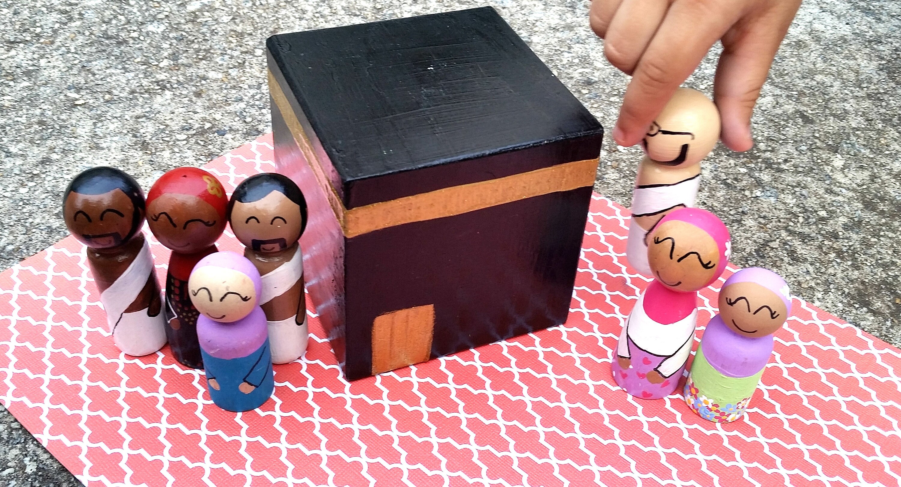 Hajj Play Set /wooden Mosque/wooden Masjid/masjid Play - Etsy Canada