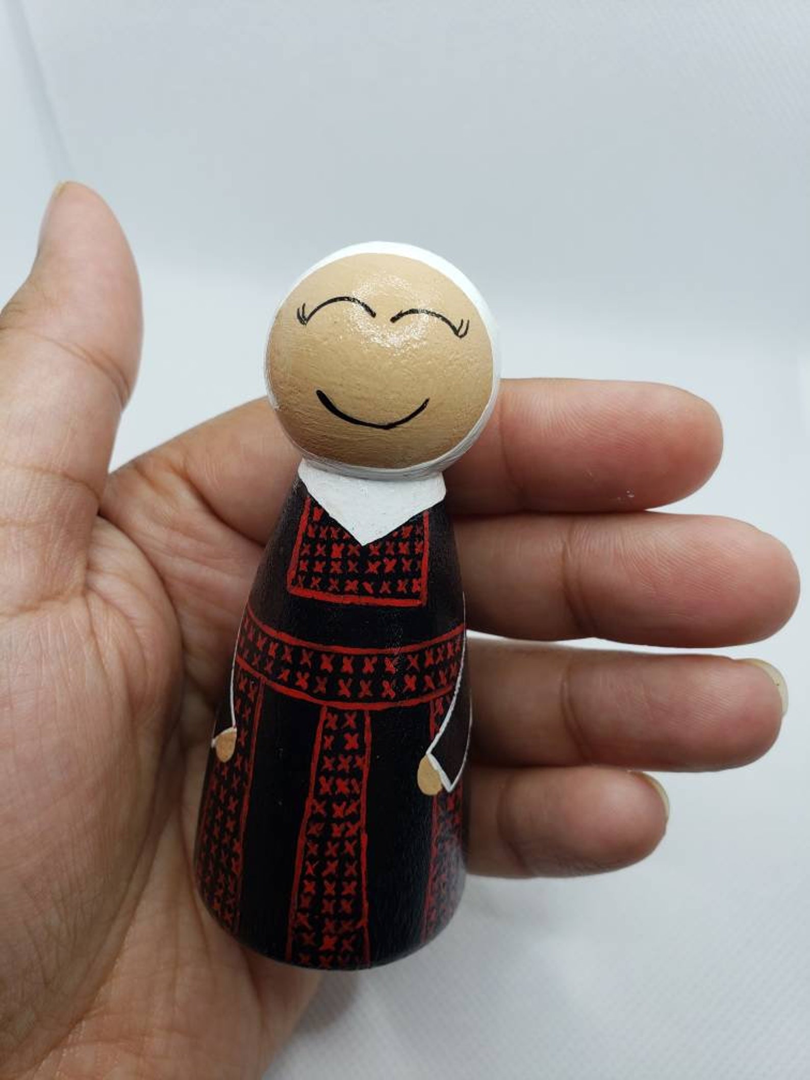 Palestine Dolls Muslim Peg Doll Jordan Syria Iraq Lebanon | Etsy