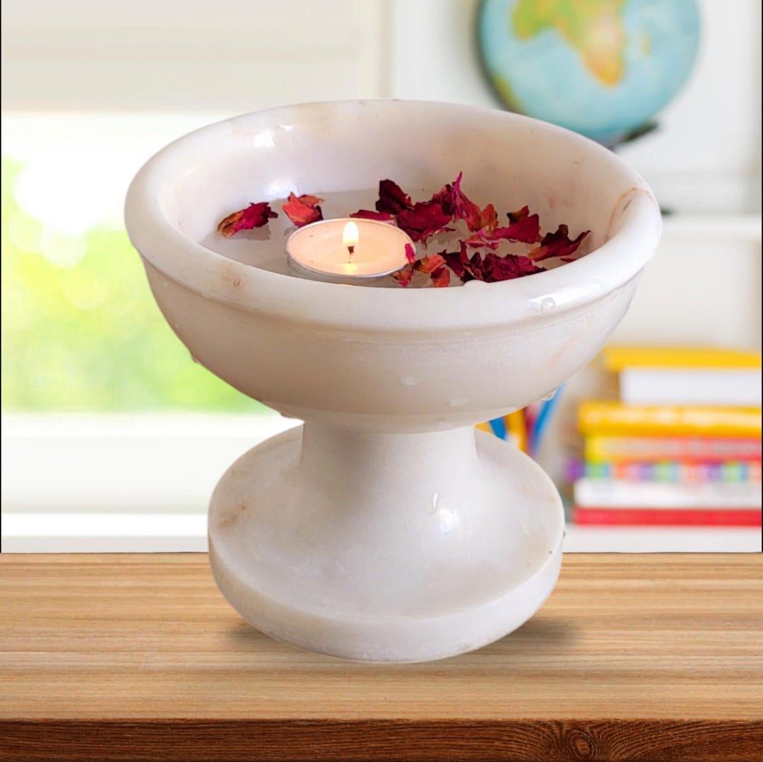 Handcrafted Marble Flower Urli Bowl - Timeless Decor for Modern ...
