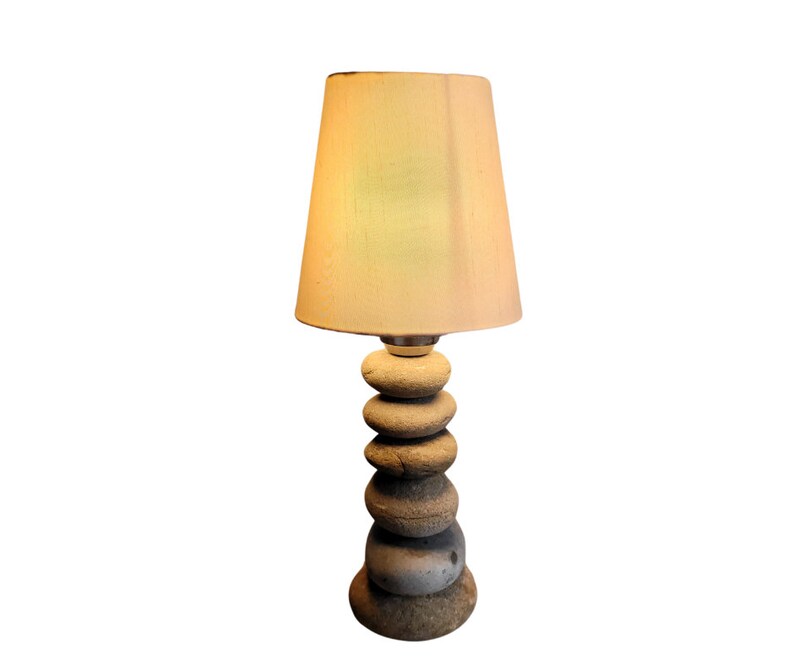 Natural Stone Balanced Lamp - Unique Housewarming Gift Idea Zen Stone ...