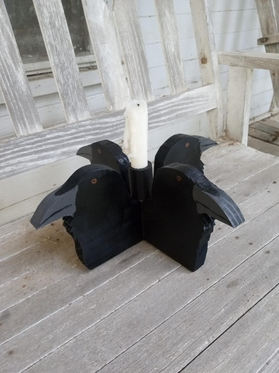 Raven 360 Candleholder Centerpiece - Etsy