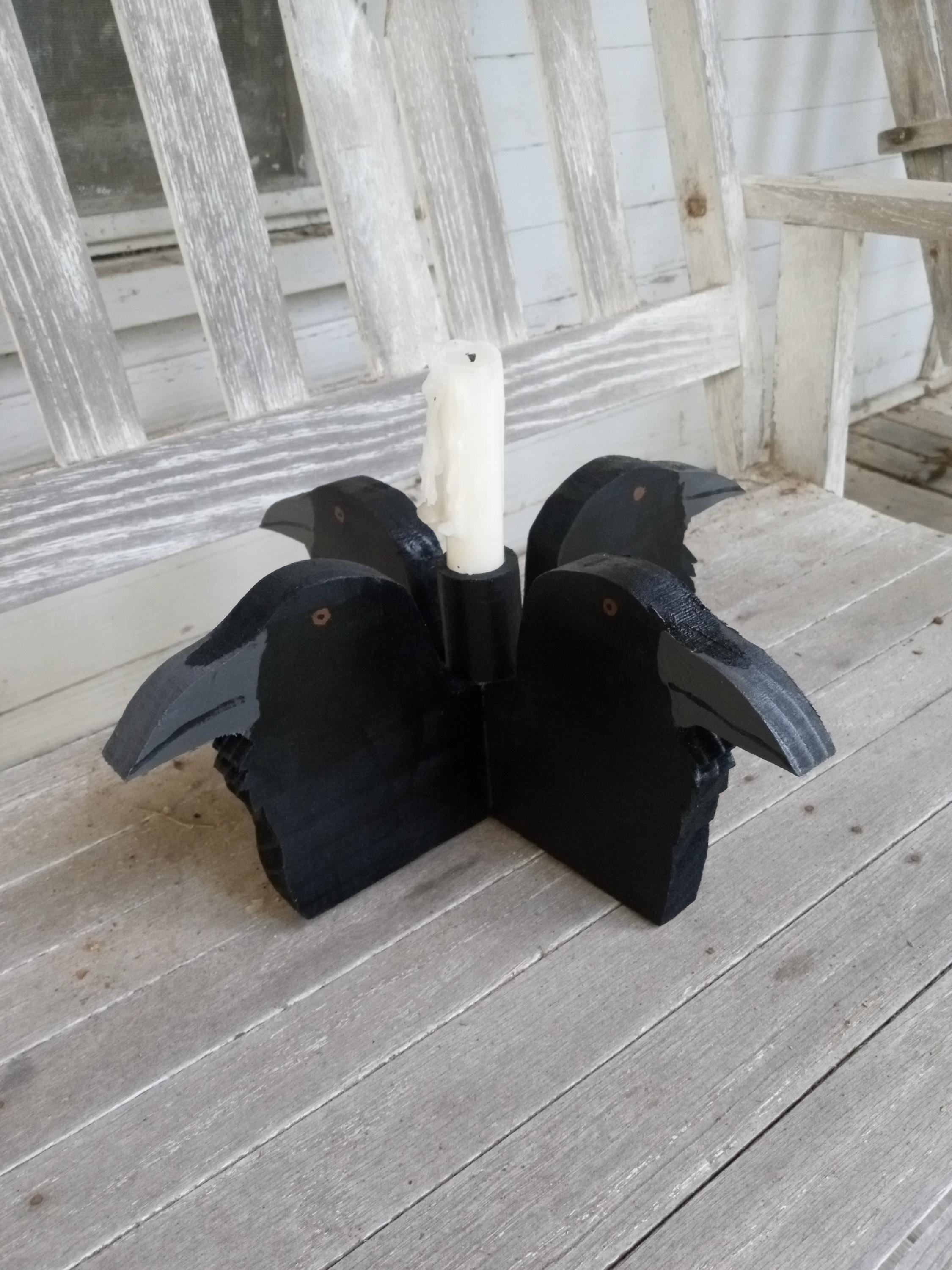 Raven 360 Candleholder Centerpiece - Etsy