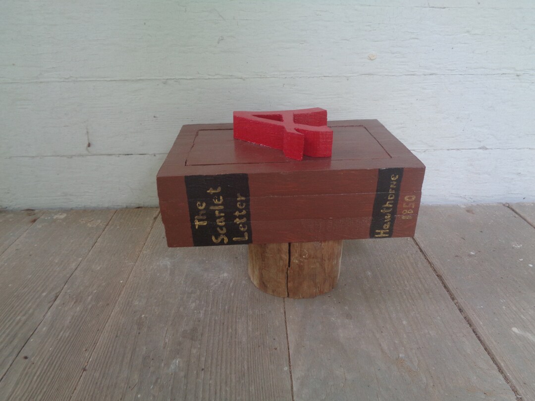 The Scarlet Letter Keepsake Box - Etsy