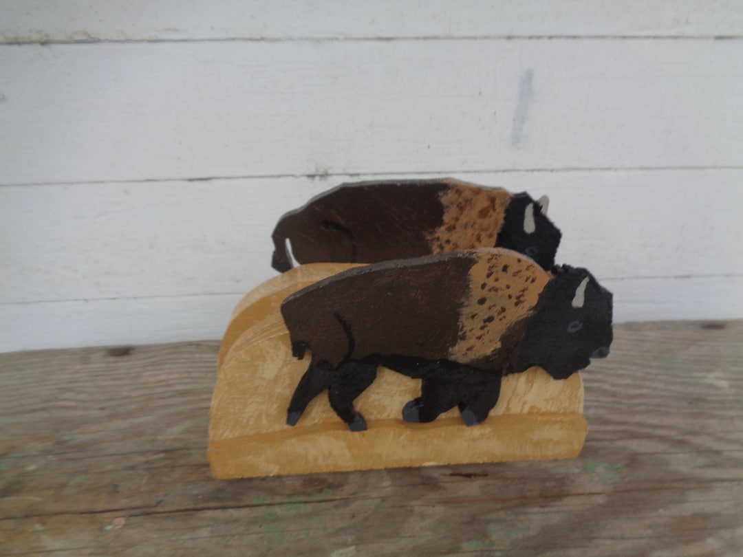 Buffalo Push Toy - Etsy