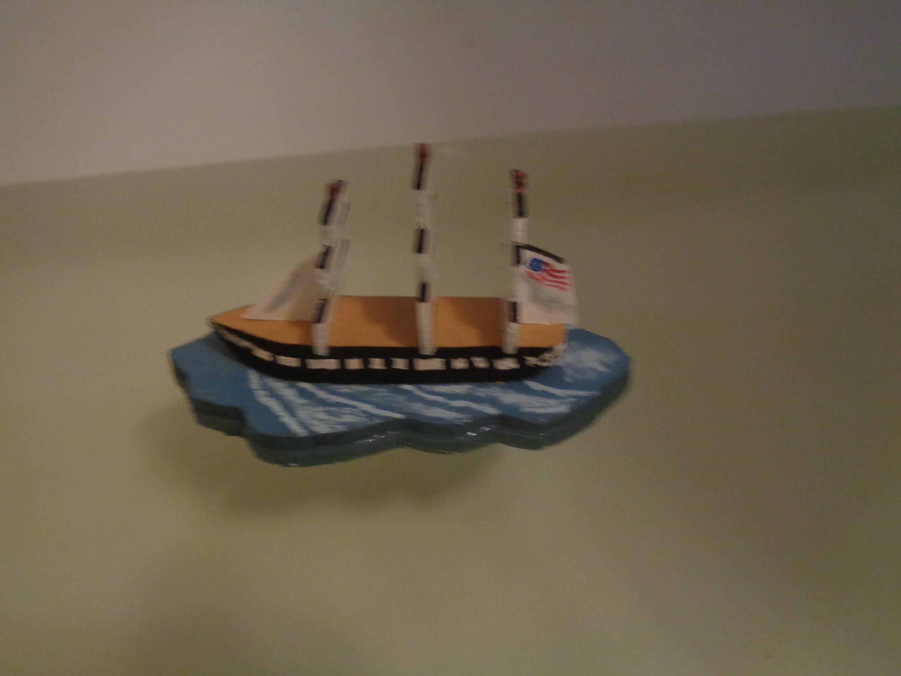 USS Constitution, Floating Toy Boat - Etsy