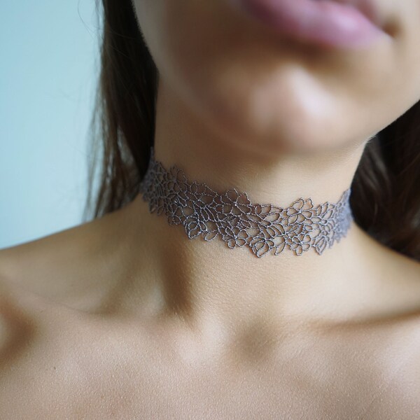 Lace Choker - Etsy
