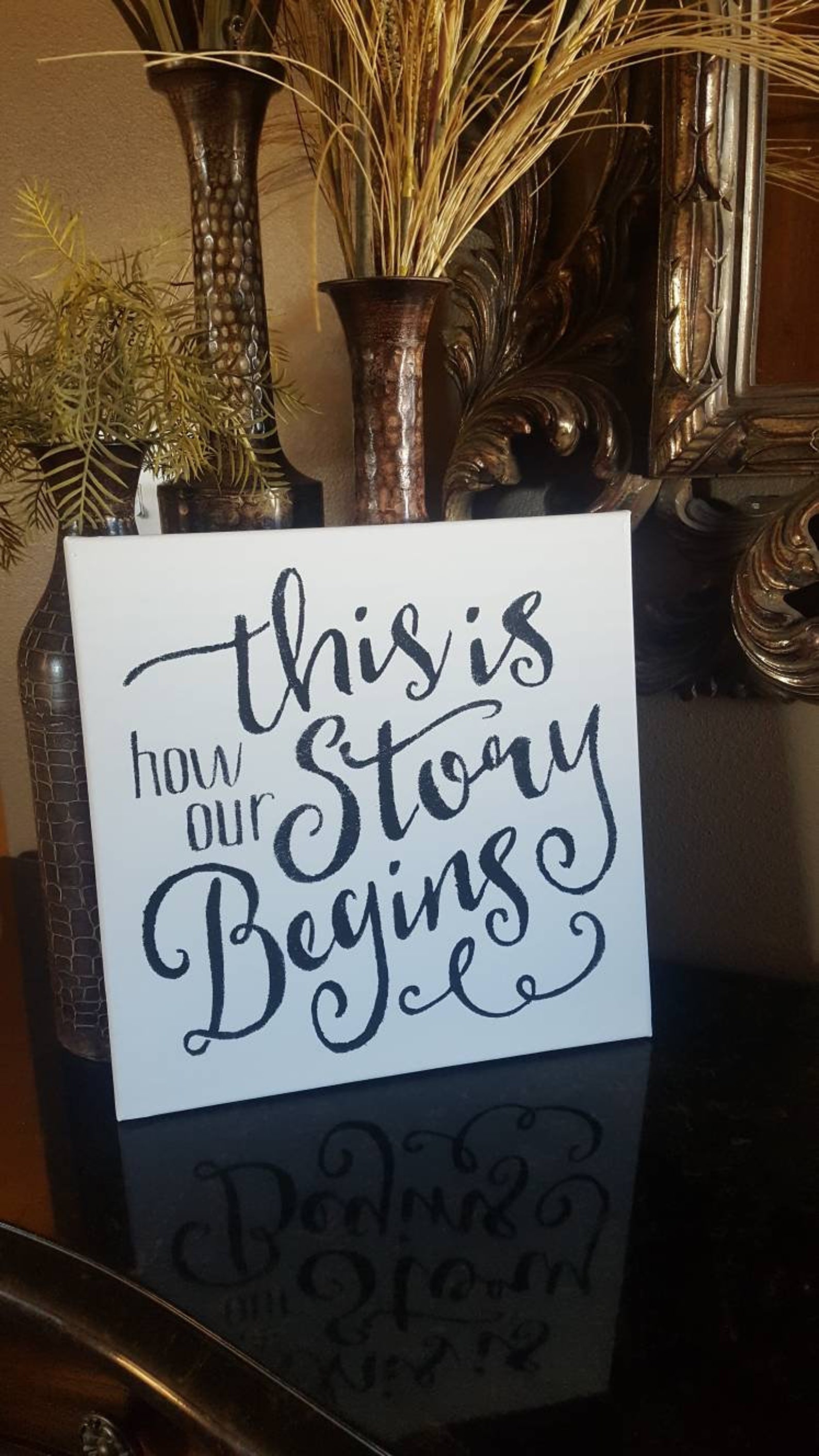 This is How Our Story Begins Sign Wedding Sign Wedding Sign - Etsy
