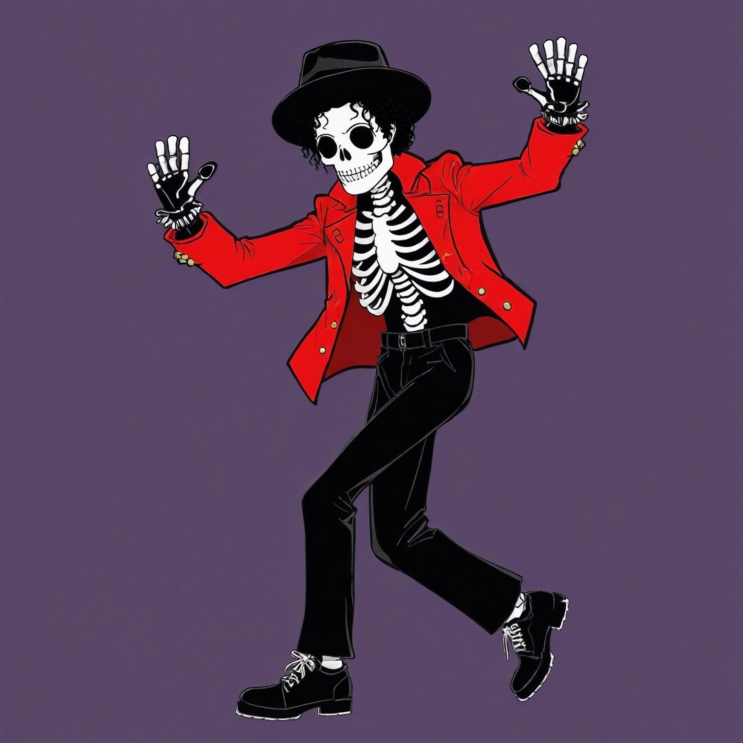 Michael Jackson, Skeleton - Etsy