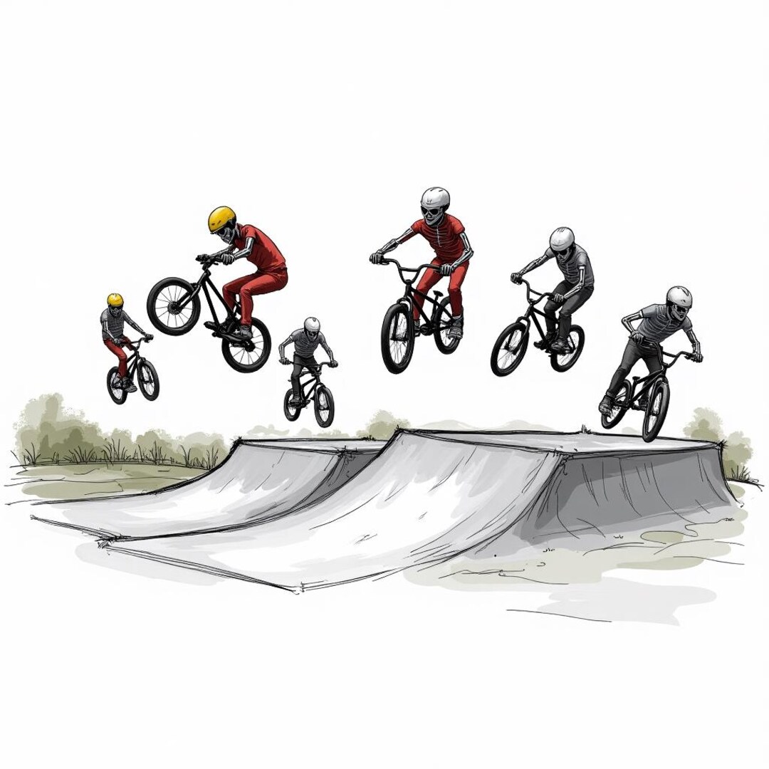 BMX, SKELETON, BIKES, Bike Park - Etsy