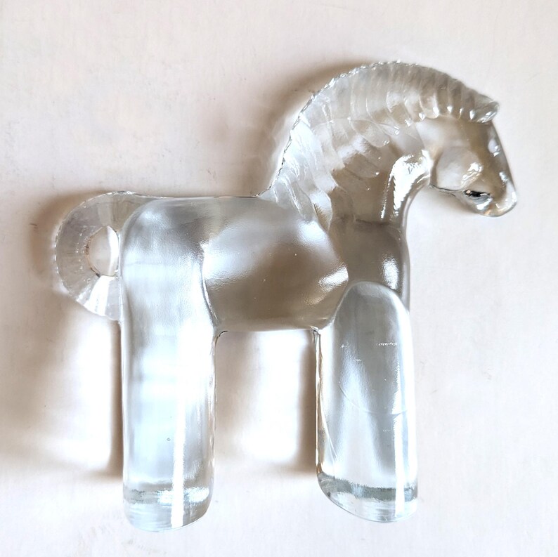 Vintage Bertil Valliens Boda Noah Series Glass Horse Figurine Sweden - Etsy