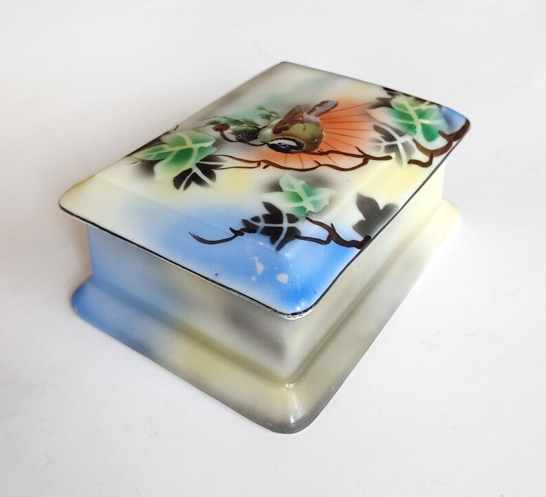 Antique Prov Saxe ES Germany Hand Painted Porcelain Box From Early 1900 ...
